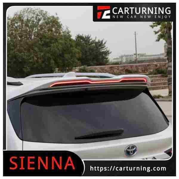 Toyota Sienna - Body Kit - Rear Spoiler With LED Lights | CARTURNING